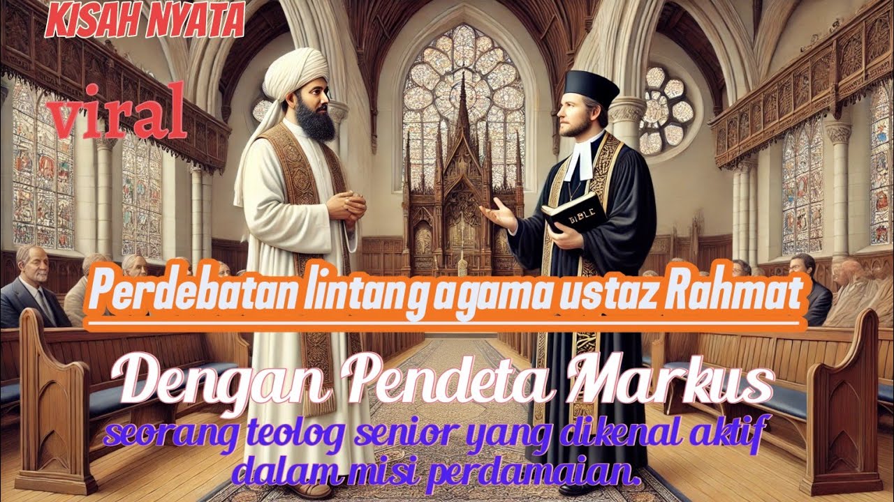 VIRAL || :PERDEBATAN LINTAS AGAMA USTAZ RAHMAT || DENGAN PENDETA MARKUS ...