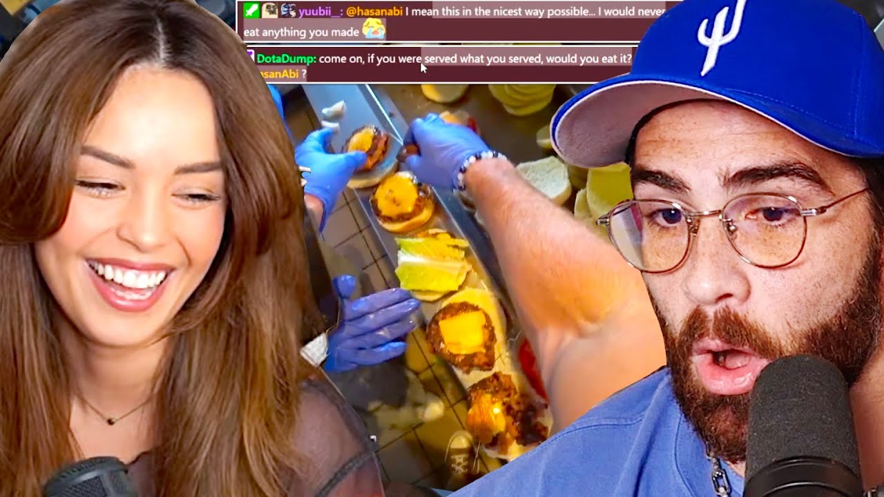 Valkyrae & Chat Criticize Hasan's Cooking | HasanAbi Reacts - YouTube
