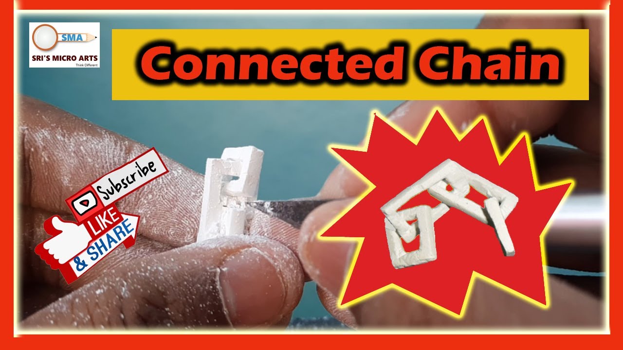 Chalk Carving for beginner | Connected Chain | #11 - YouTube