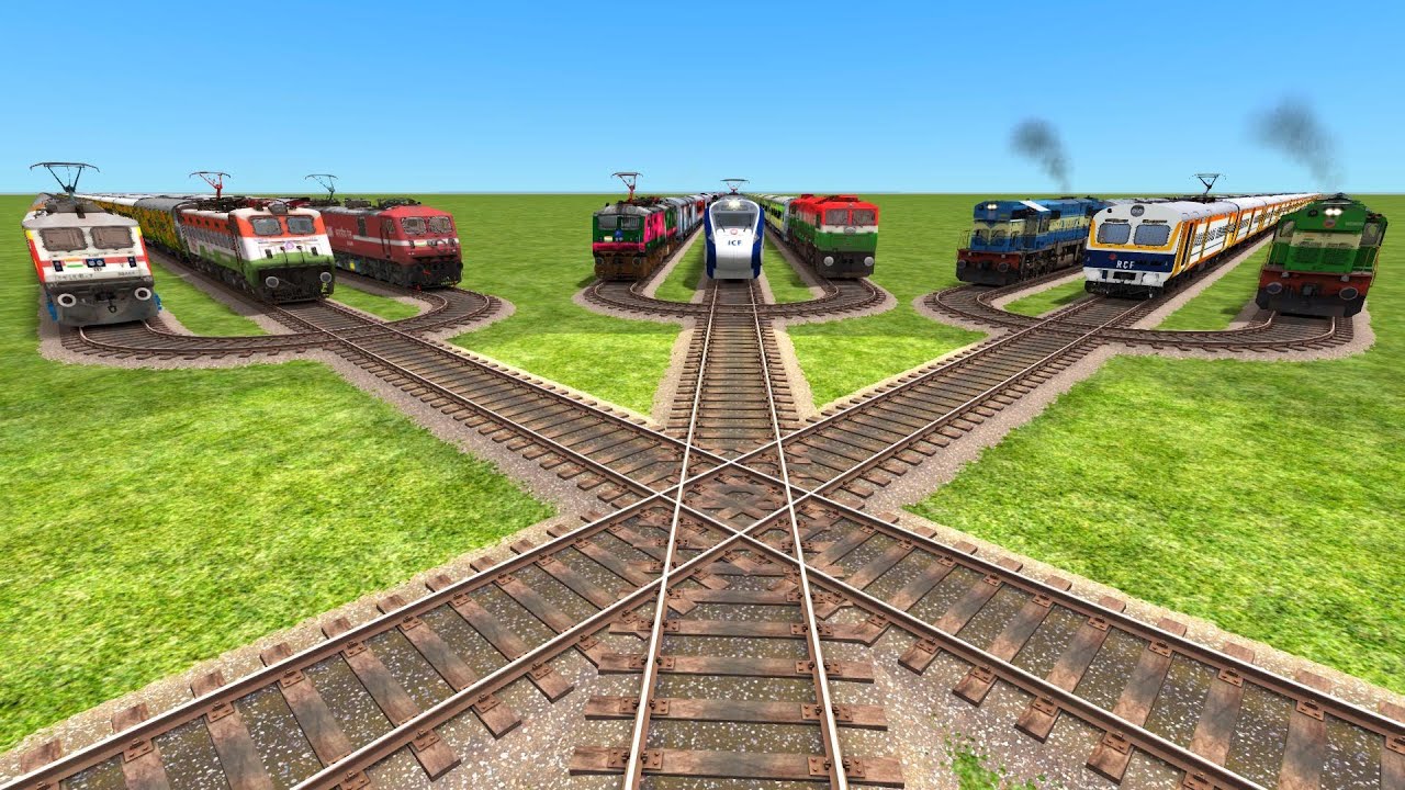 9 Tran Crossing the Circle bumpy railroad tracks / travel expenses ...