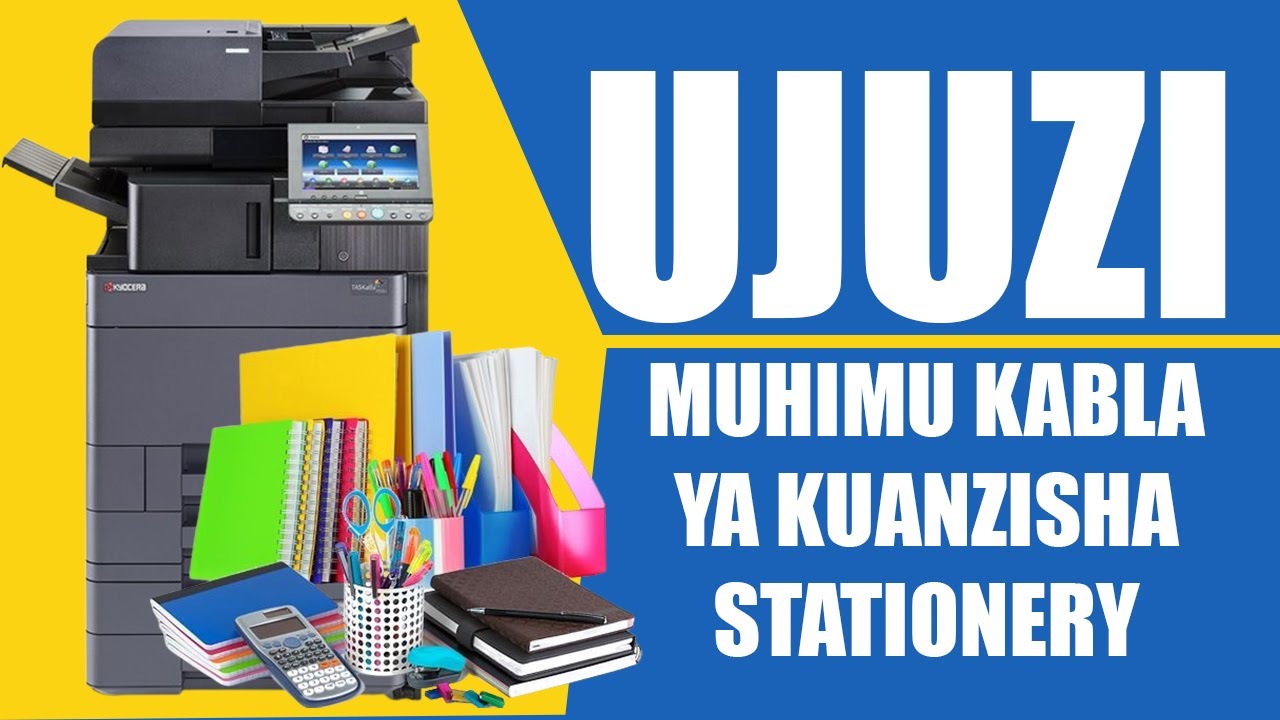Biashara ya Stationery | Ujuzi wa Muhimu Unaohitajika - YouTube