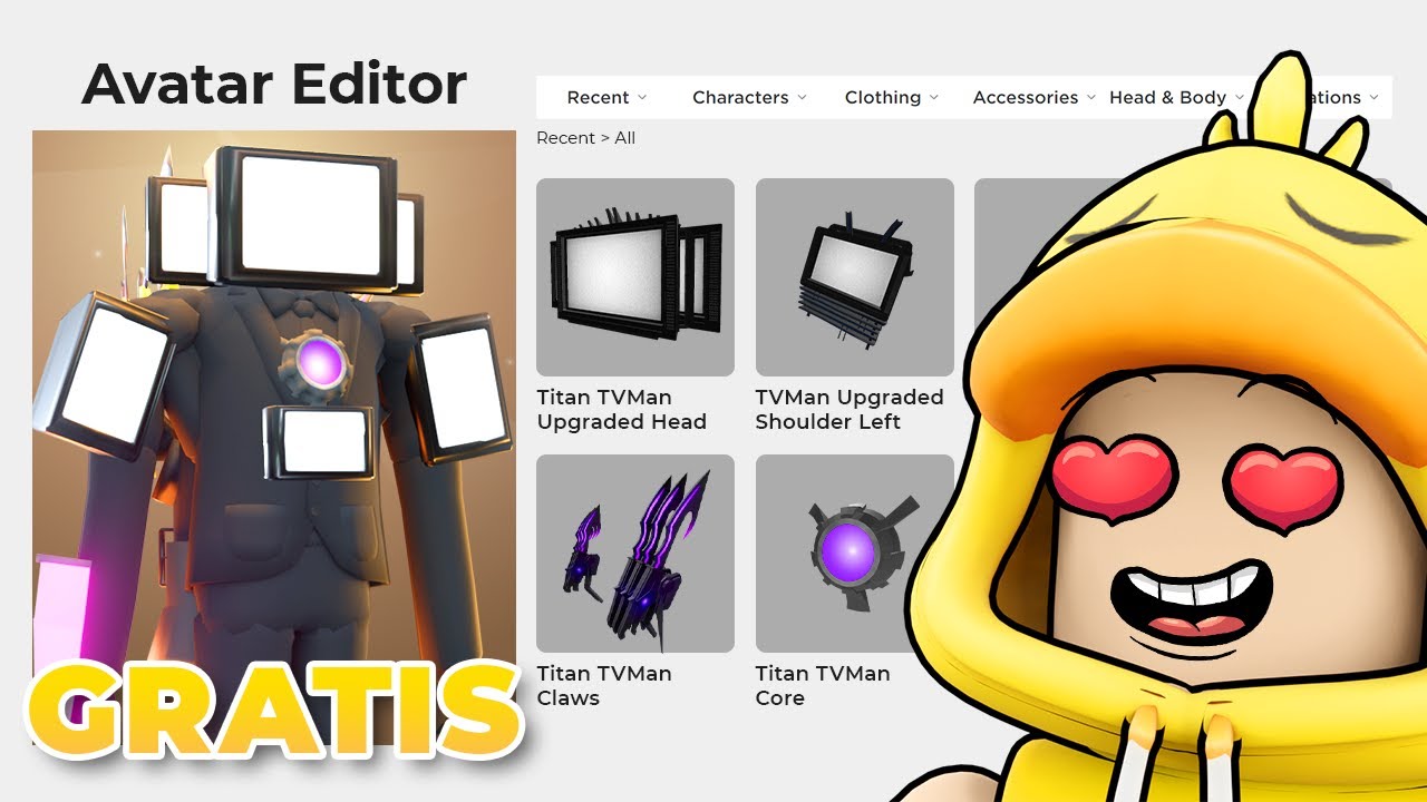 Avatar Titan TVMan GRATIS! - YouTube