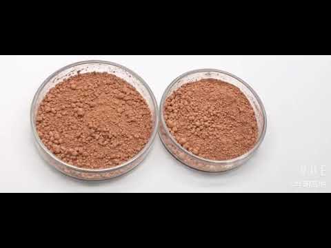 Red rare earth polishing powder - YouTube