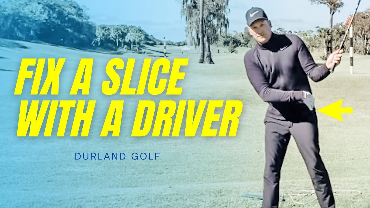 GOLF TIP | How To FIX A SLICE With A Driver - YouTube