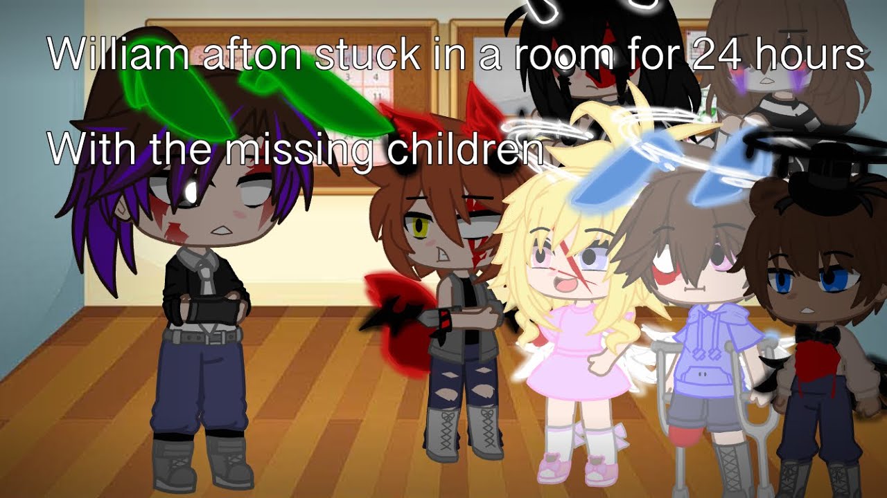 William afton stuck in a room for 24 hours with the missing children pt ...