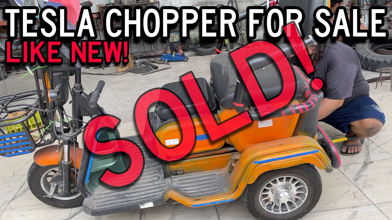 Tesla Chopper for Sale! LIKE NEW - YouTube