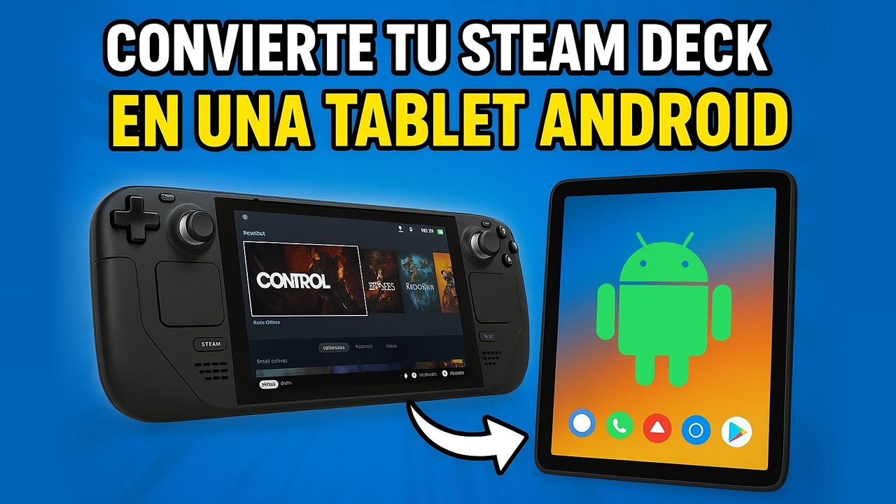 Cómo Tener Android en la Steam Deck | Instalación Rápida - YouTube
