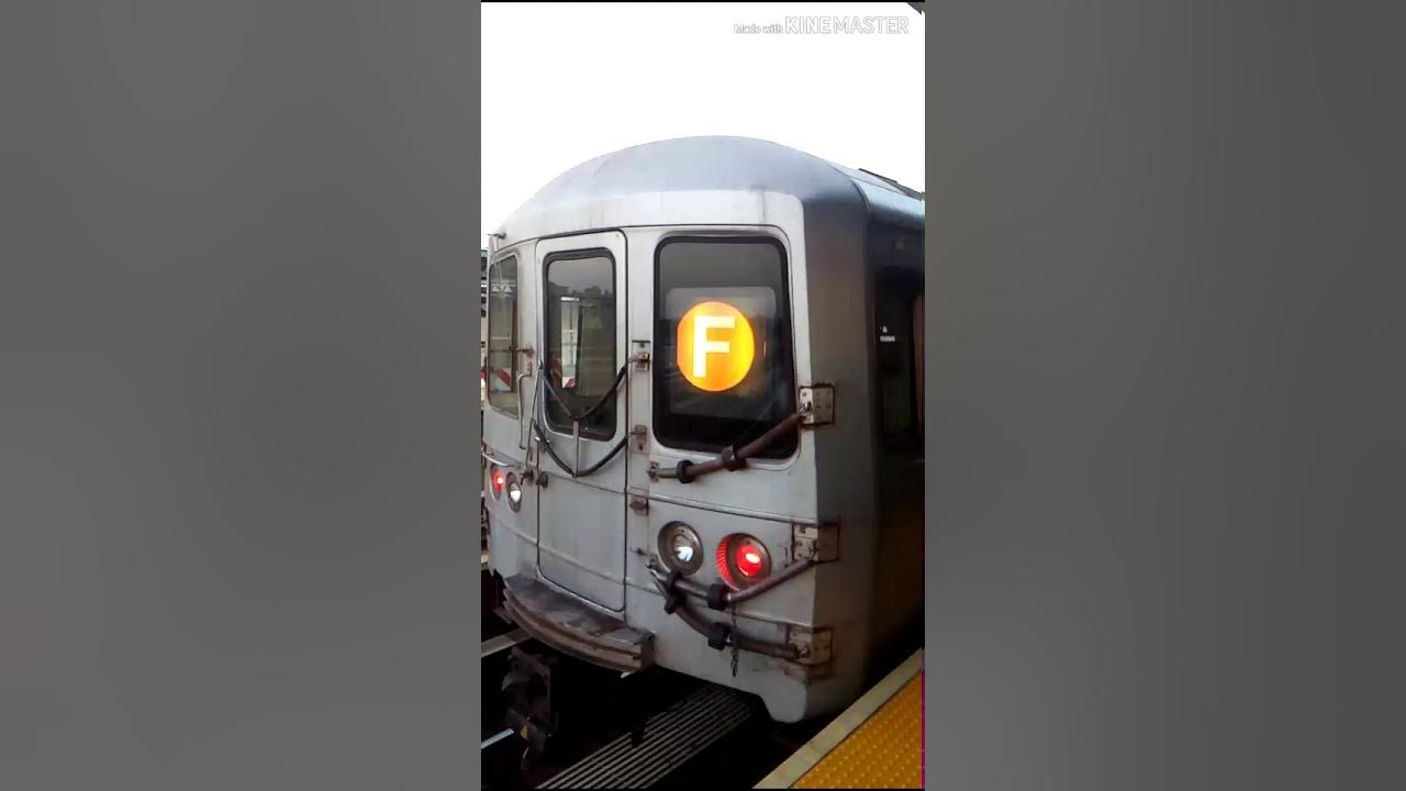 IND Culver Line Manhattan Brooklyn Bound R46 R160A R68 F G trains NIS R160A R46 Work trains at ...