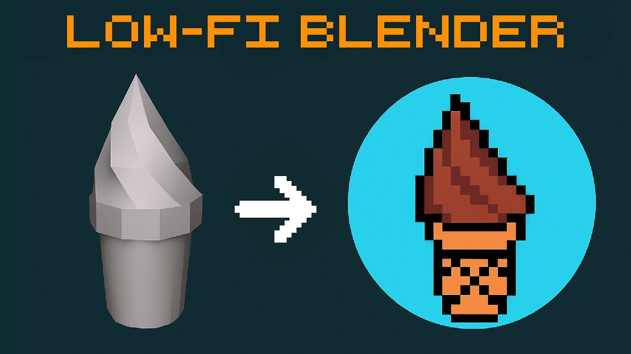 I Created Low-Fidelity 3D Models in Blender - YouTube