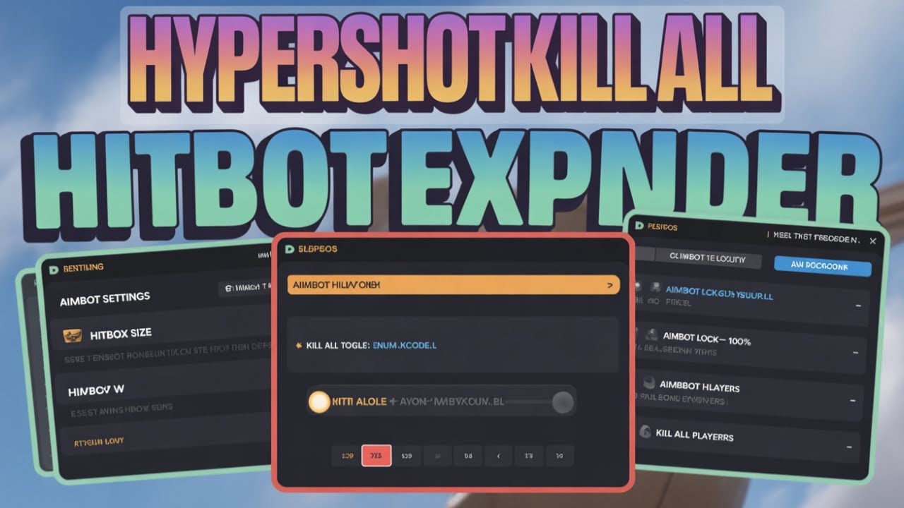 Hypershot Roblox Script | No Key | ESP, Hitbox Expander, Fly & Kill All ...