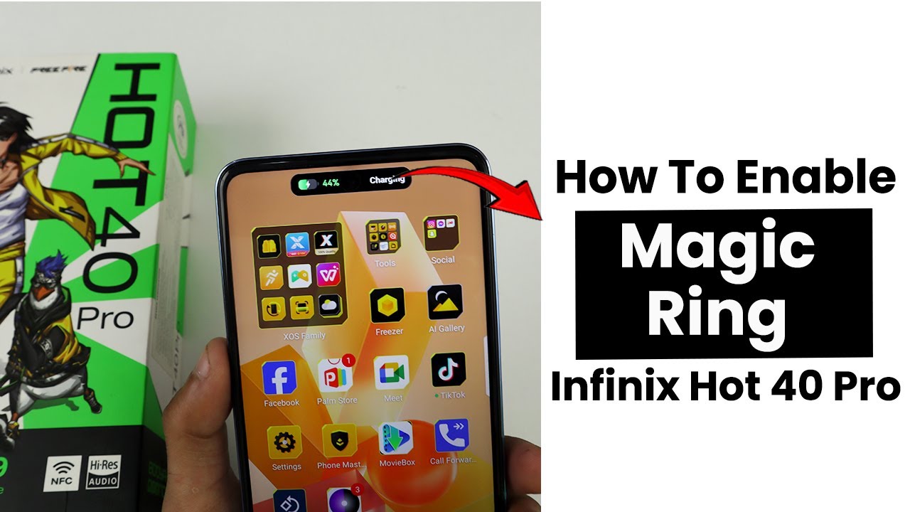 Enable Magic Ring In Infinix Hot 40 Pro | Setup Magic Ring - YouTube