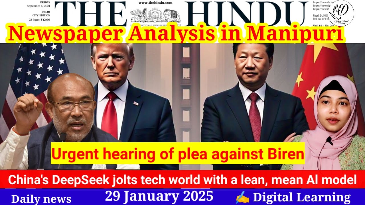 The Hindu Newspaper Analysis in Manipuri|29 January News|Daily Current ...