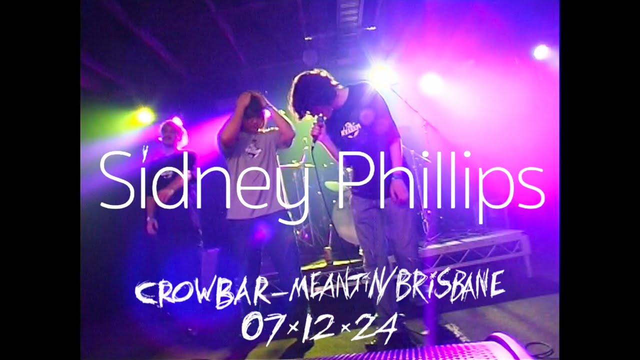 [pain.program] Sidney Phillips - Live at Crowbar Brisbane - 07.12.24 - YouTube Music