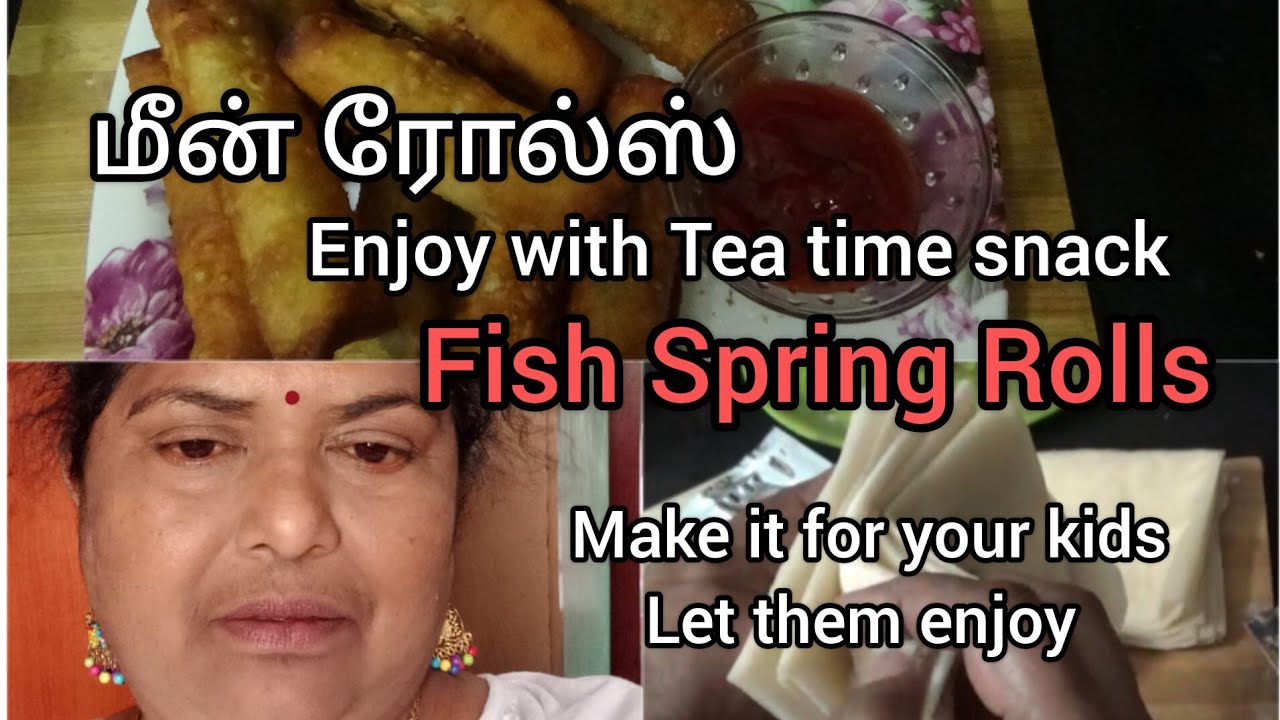 Fish Spring Rolls Easy Snack / மீன் ரோல்ஸ் - YouTube