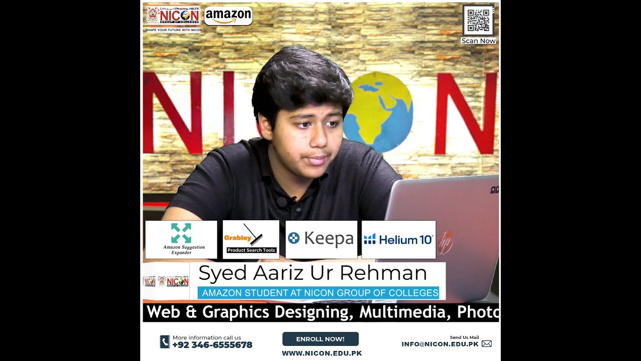 Syed Aariz Ur Rehman - Amazon VA Course - NICON Group of Colleges - YouTube