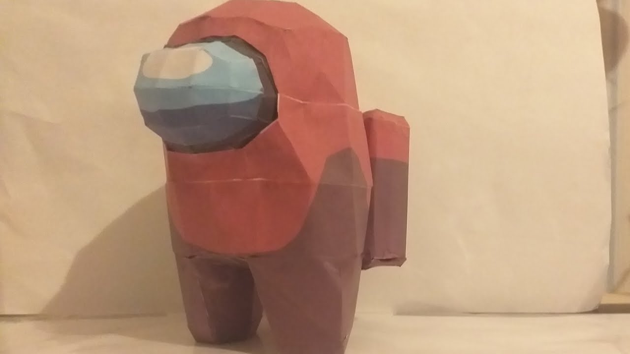 Импостер...Амонг ас из бумаги (своими руками)IMPOSTER...from among us ...