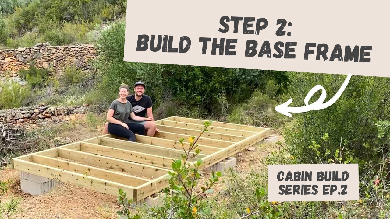 CABIN BUILD SERIES | Ep.2 | Building Wooden Frame for Cabin | V.15 ...