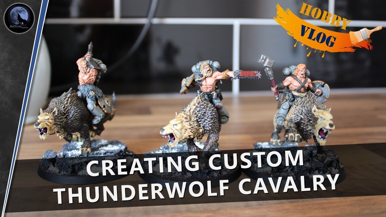 Customising Thunderwolf Cavalry | Expanding The Red Wolves | Warhammer 40k - YouTube