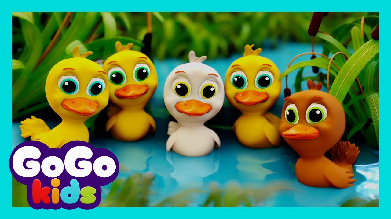 Five Little Ducks - GoGo Kids - Nursery Rhymes - YouTube