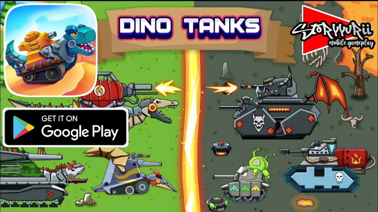 Dino Tanks - Gameplay ( Android ) - YouTube