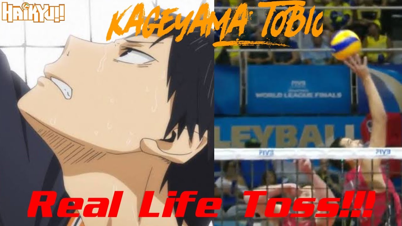 Kageyama One Hand Toss versi Volly ball dunia nyata | Haikyuu!! Vs ...