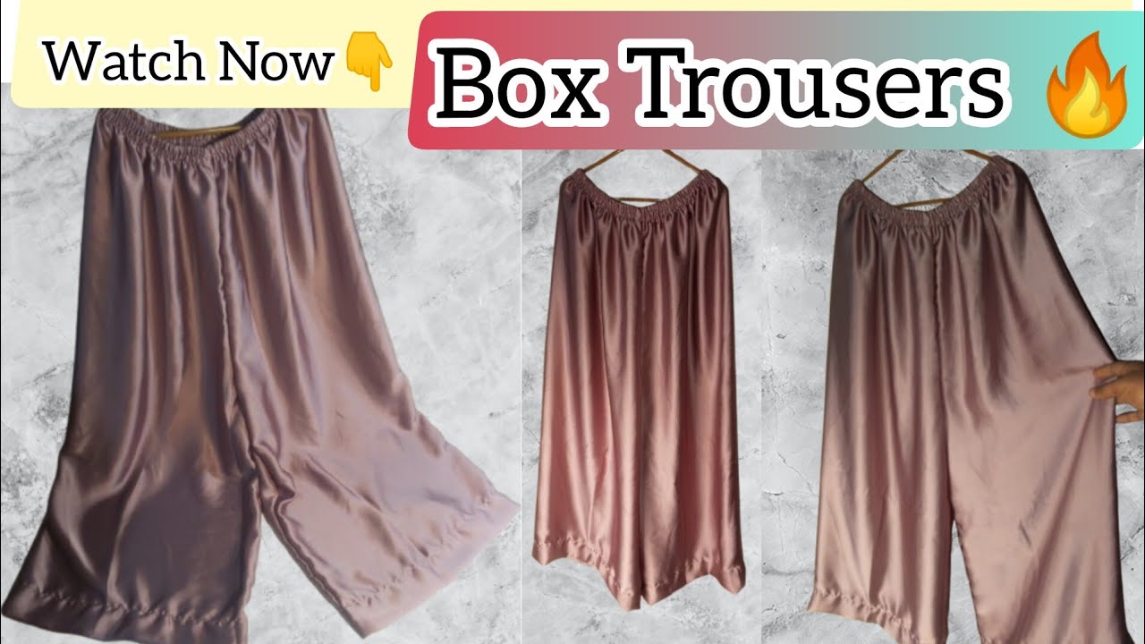 ‎🔥 Trending Box Trousers | New Look Full Stitching Tutorial 🔥 ...