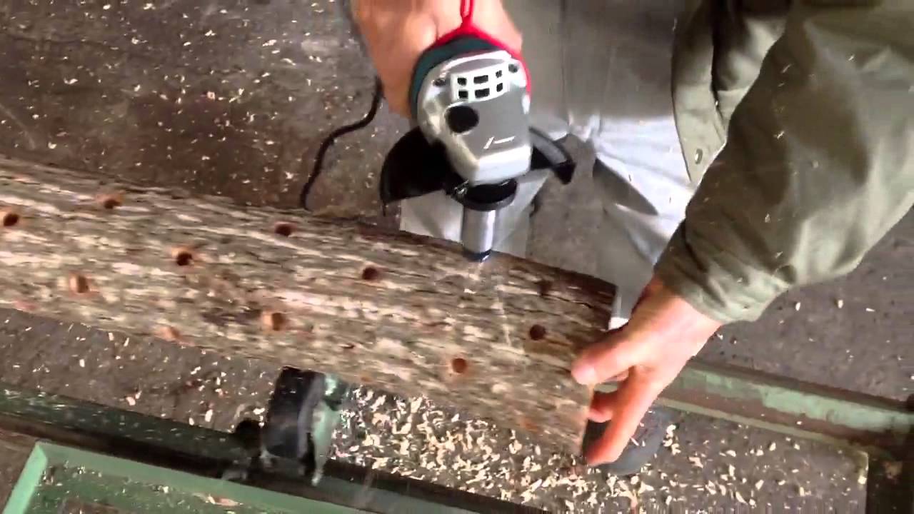 New drilling solution for shiitake inoculation - YouTube