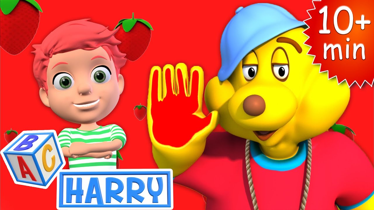 The Color Red | +More Nursery Rhymes & Kids Songs - ABC Harry - YouTube
