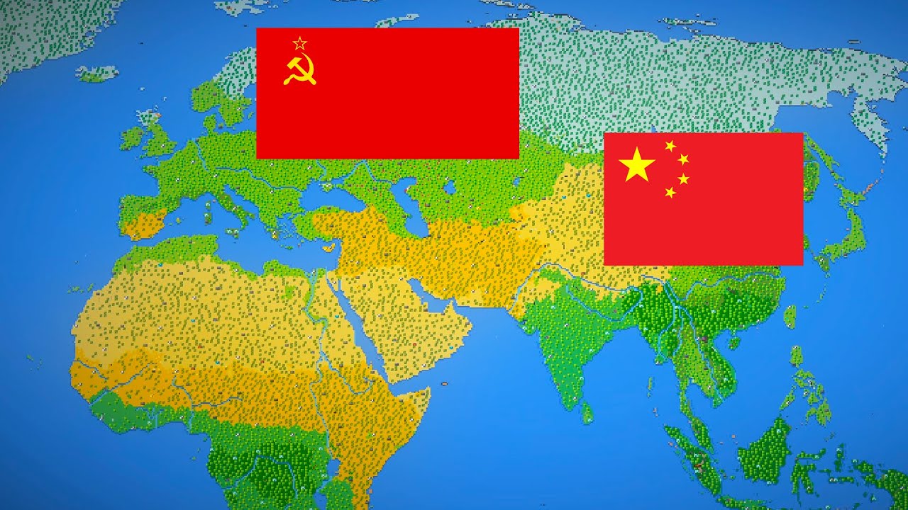USSR vs China - WorldBox Timelapse - YouTube