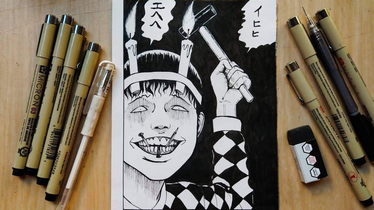 drawing Souichi Stujii || junji ito collection |Thananit - YouTube