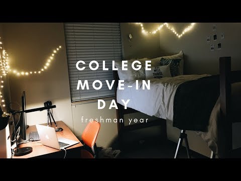 COLLEGE MOVE IN DAY FRESHMAN YEAR + DAY AFTER