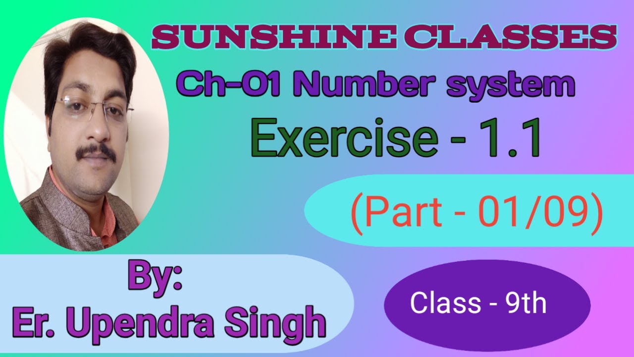 Class-9th chapter-1 P-01/09|| Class 9th number system|| Class 9th maths ...