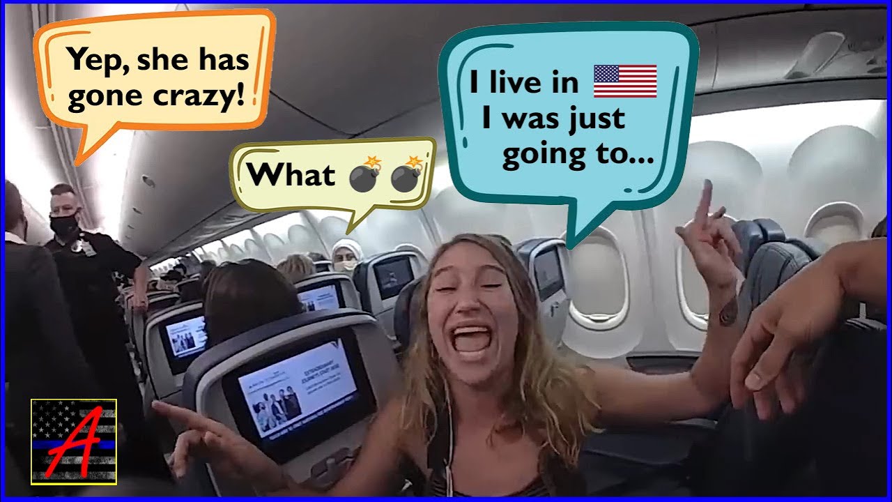 CRAZY and DISORDERLY Airline Passenger Kicked-Off of Airplane! - YouTube