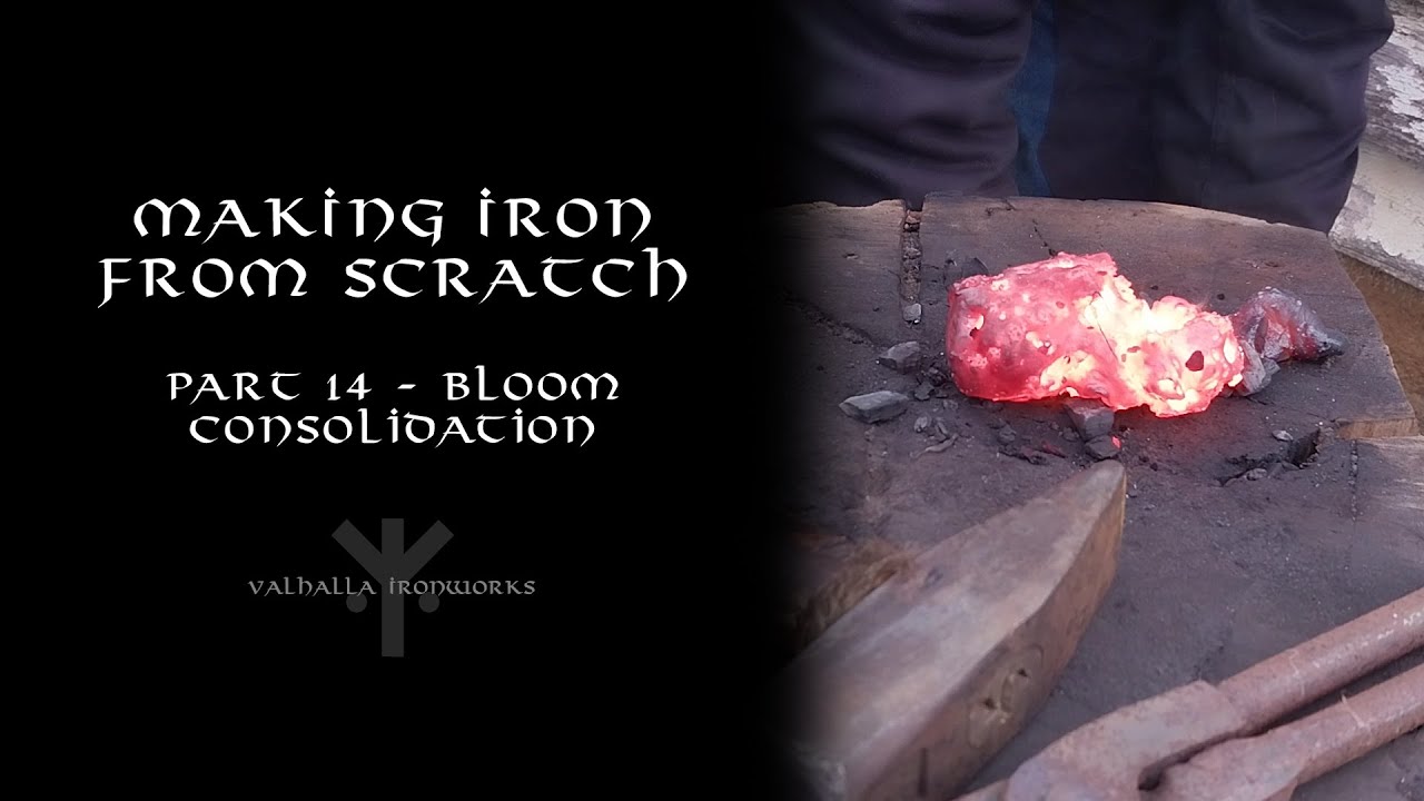 Making Iron from Scratch - Part 14 - Consolidating the Bloom Pieces ...