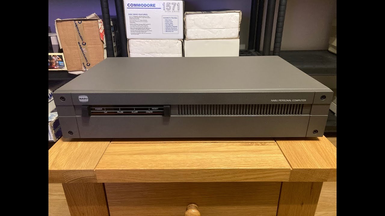 1983 NABU PC - NABU Network Start-up Screen - YouTube