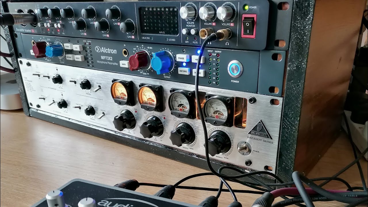 Alctron MP73X2 Dual Channel Mic Preamp Review - Neve Clone Review - YouTube