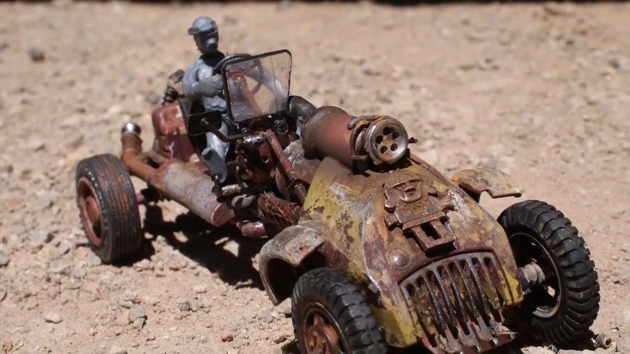 Roadshark - Post Apocalyptic Kit Bash Model - YouTube