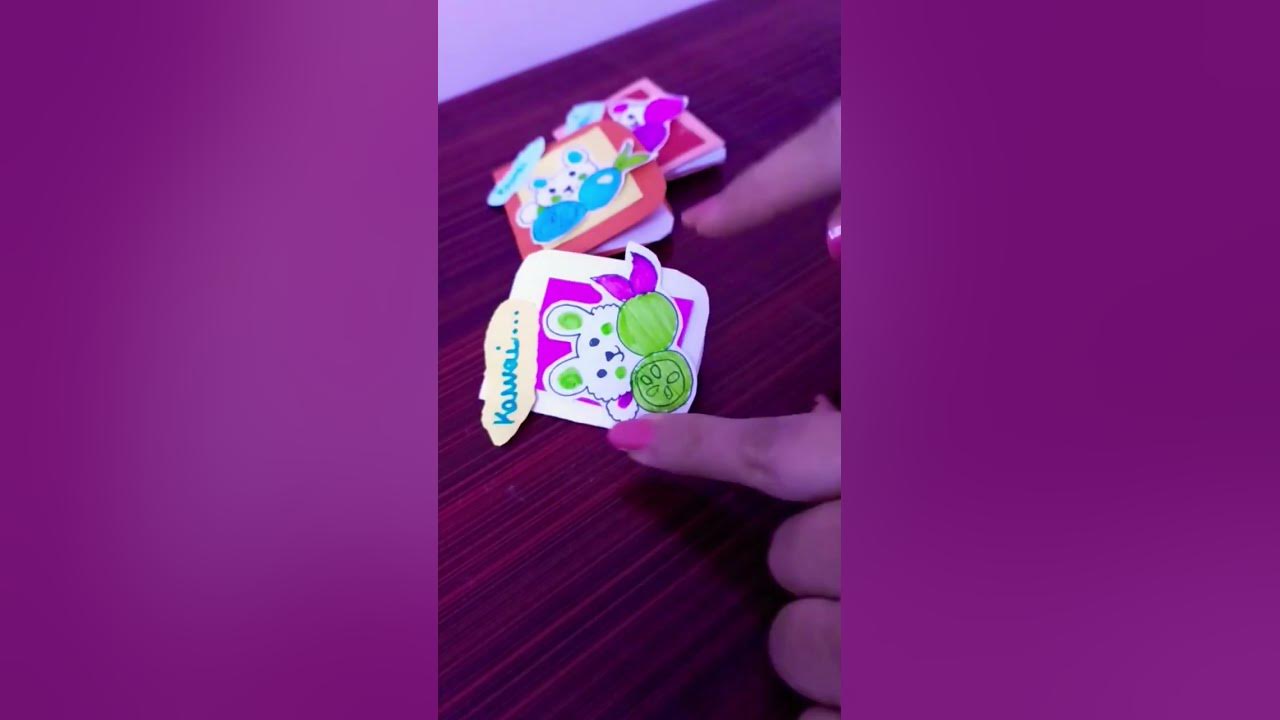 Diy Cute Mini Notebooks📒📒 Ytshorts Satisfying Trending Craft Youtube