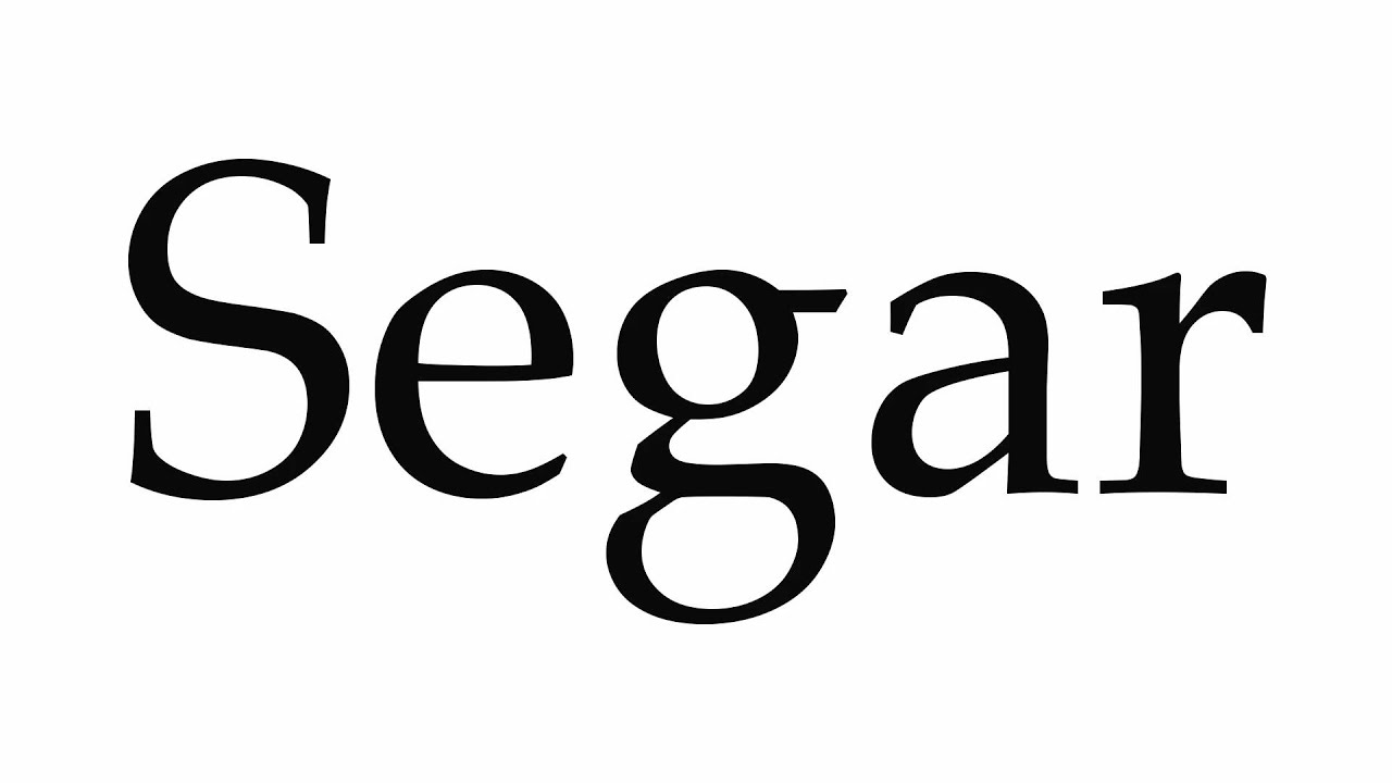 How to Pronounce Segar - YouTube