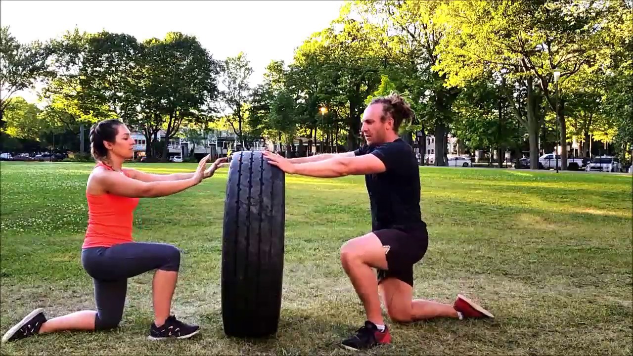 Partner Workout Ideas for Boot Camp with a Tyre | FITNESS EDUCATION ...