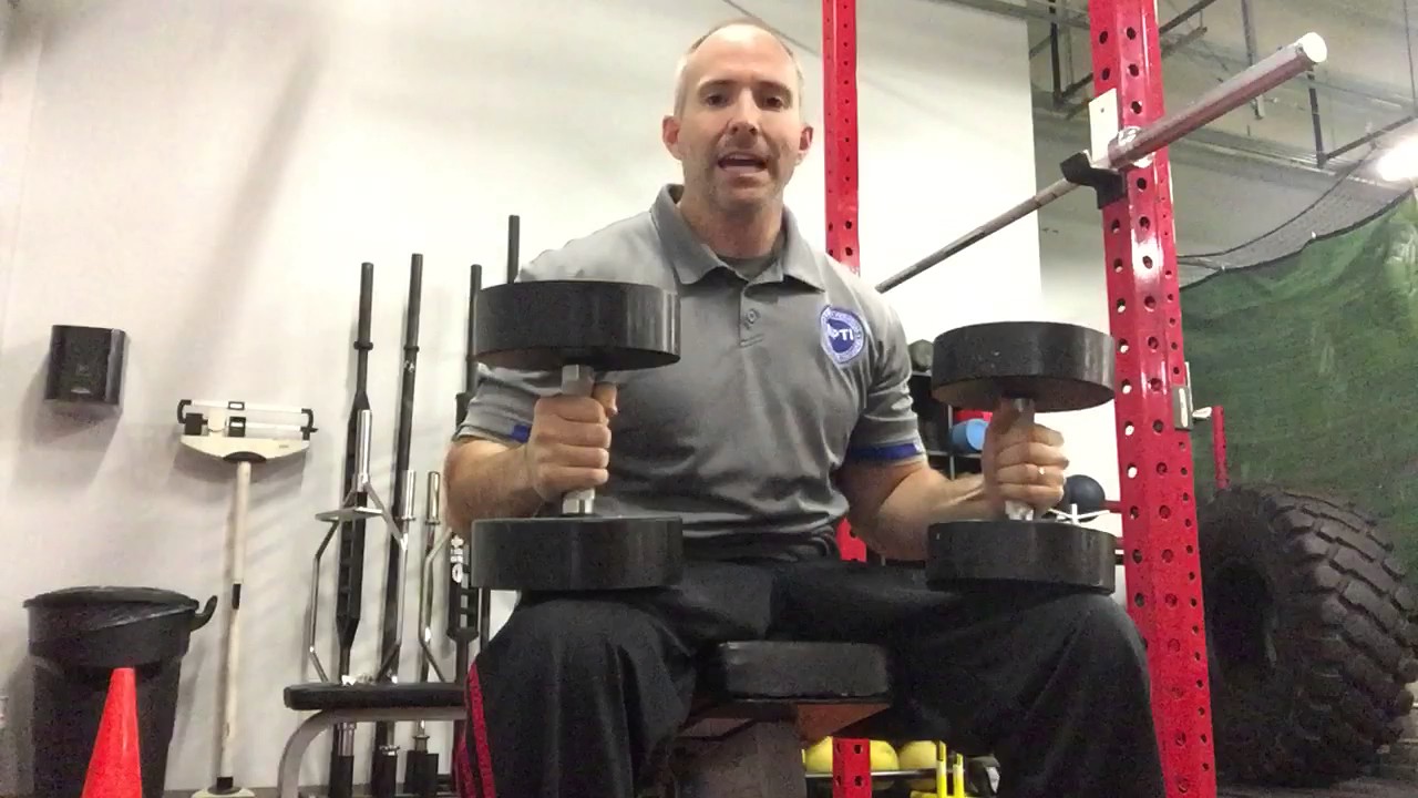 How to get heavy dumbbells into position - YouTube