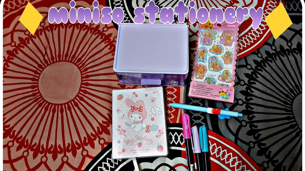 miniso stationery haul!!//miniso//stationery//shopping - YouTube
