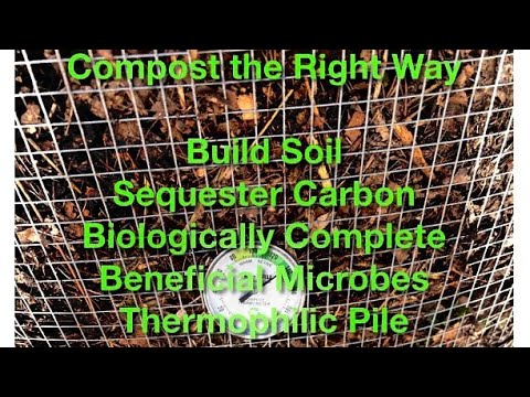 Part 2: Create Biologically Complete Compost; Hot, Fast Compost Pile ...