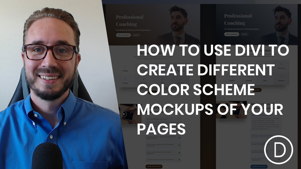 How to Use Divi to Create Different Color Scheme Mockups of your Pages ...