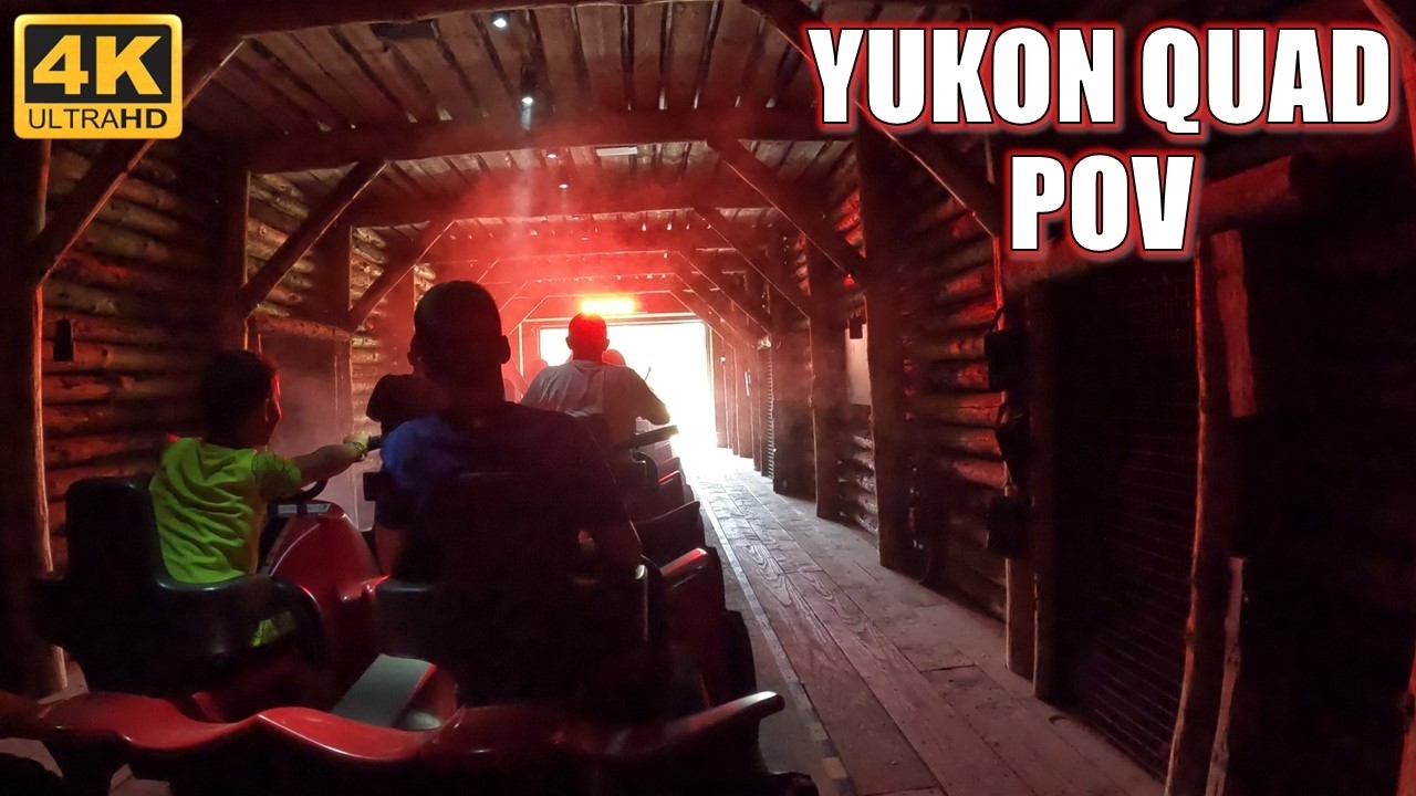 Yukon Quad POV (Back Row, 4K 60FPS), Le Pal Intamin Straddle Coaster | Non-Copyright - YouTube