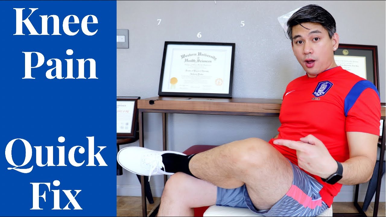 KNEE PAIN - QUICK FIX! Dr. Kyle - YouTube
