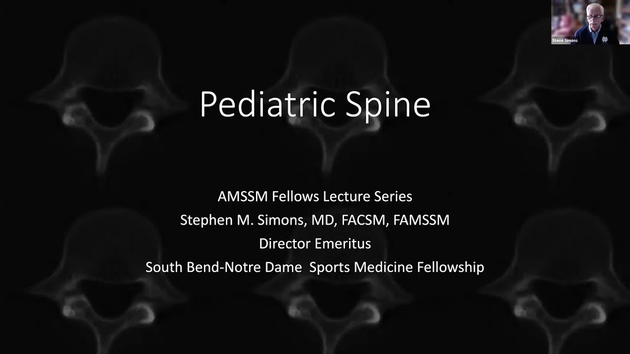 Pediatric Spine | National Fellow Online Lecture Series - YouTube