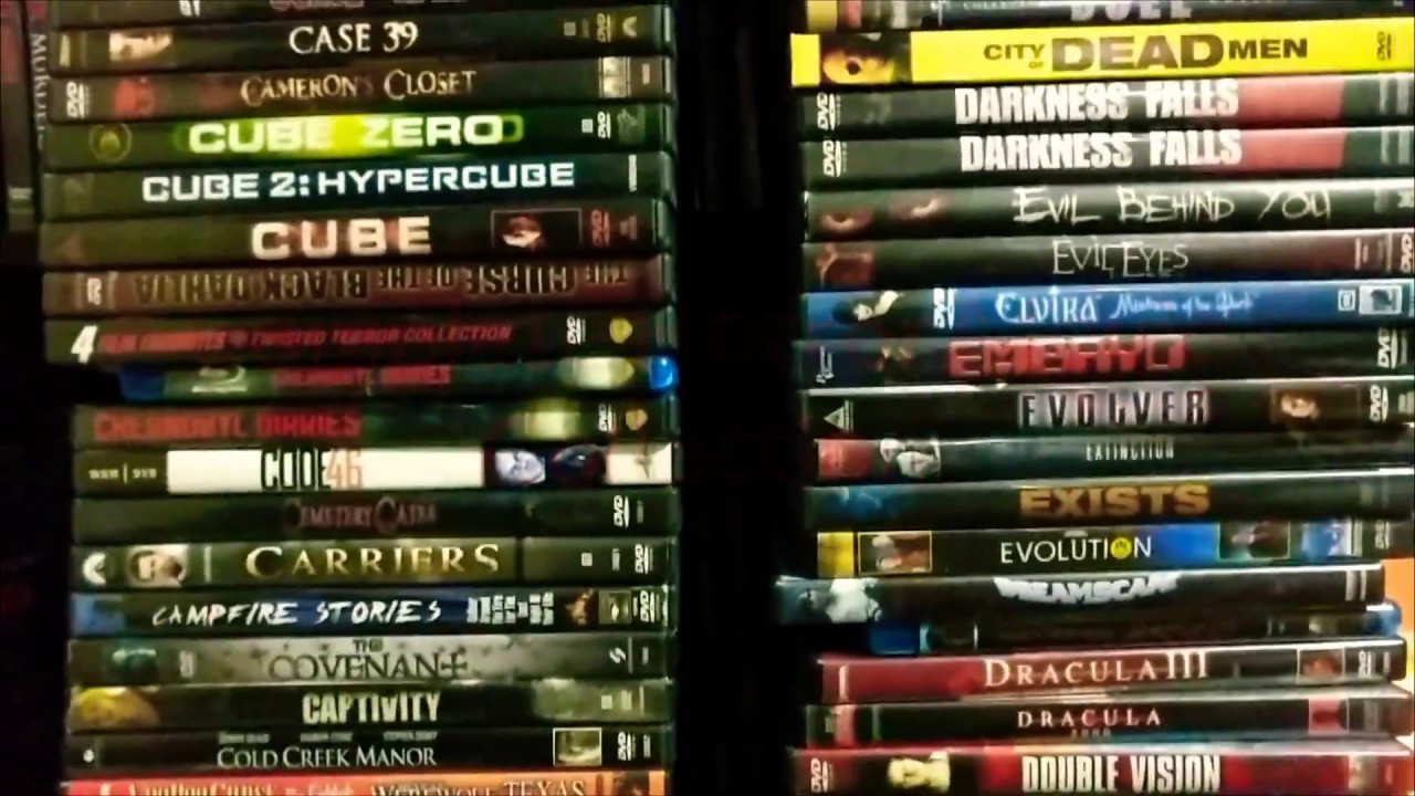 Complete Horror Movie Collection!!! Shelf 1 pt 2... - YouTube
