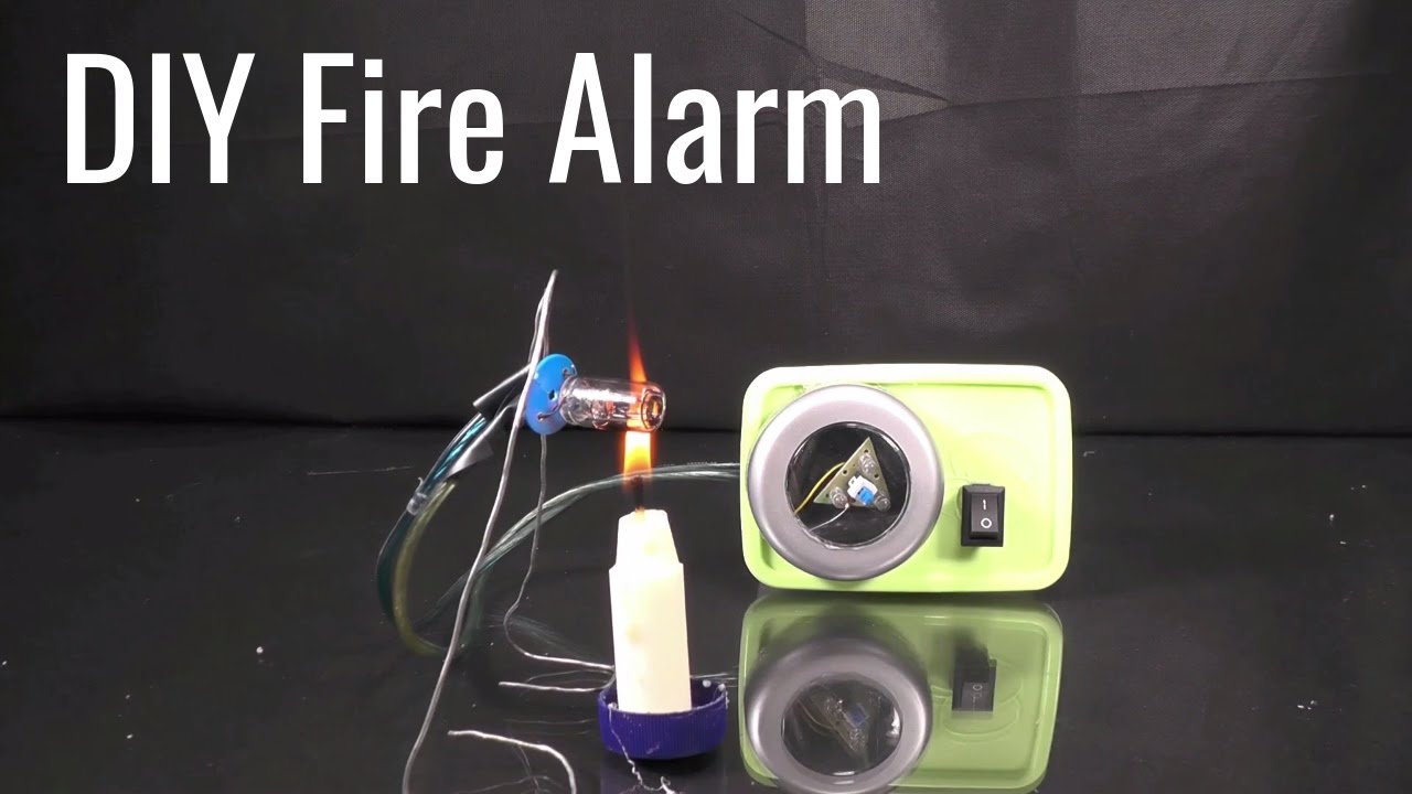 How to Make Fire Alarm Sensor & Detector at Home - YouTube