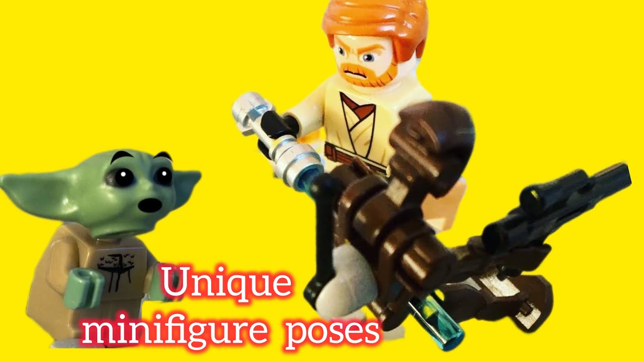 LEGO minifigures: Unique poses & movements - YouTube